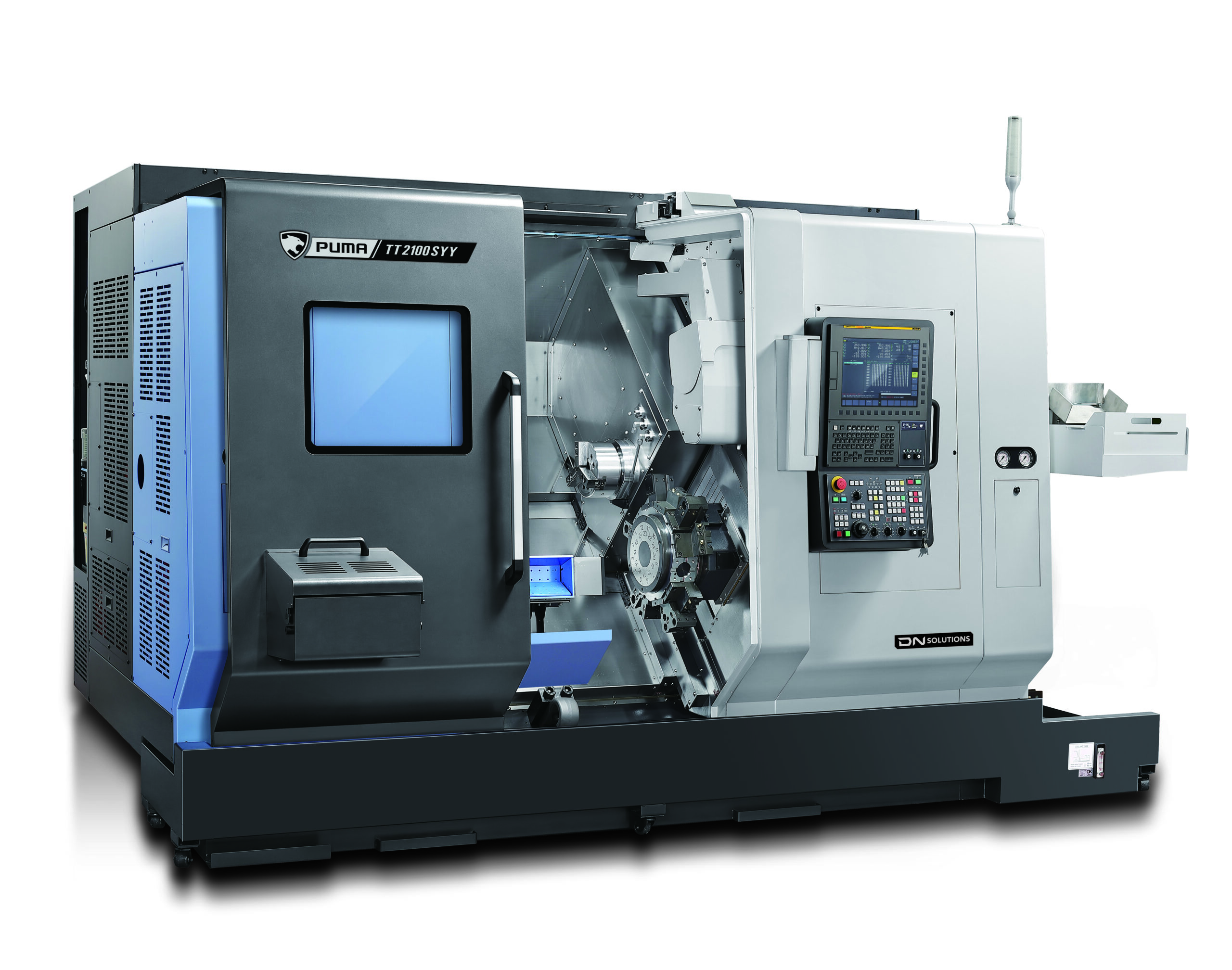 DN Solutions PUMA TT 1300/2100 - Két revolverfejes vízszintes ...